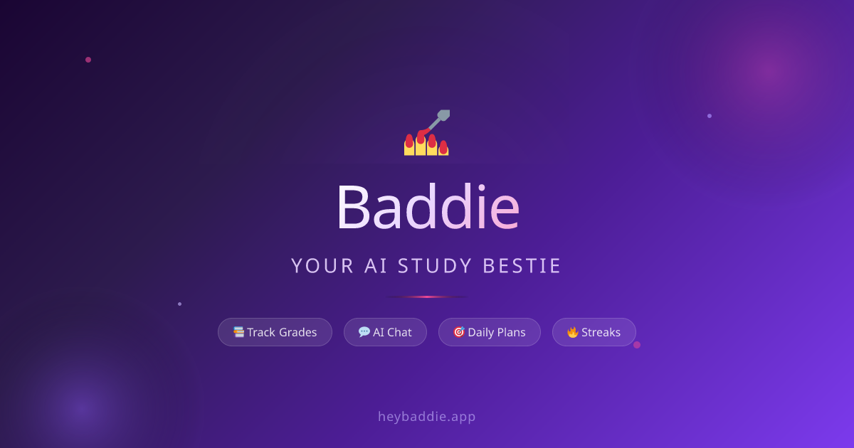 Baddie - Your AI Study Bestie 💅